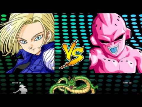 Dragon Ball Super: Android 18 vs Majin Buu (MUGEN)
