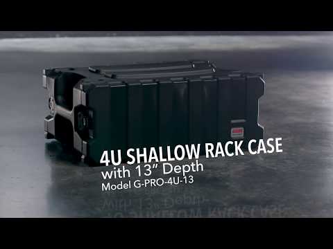 Gator Cases G-PRO-4U-13 4U Shallow Rack Case