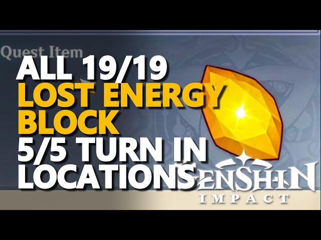 All 19 Lost Energy block locations and Sumeru Ruin Guard puzzle in ...