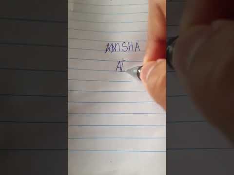 anisha name symbol..whose should be next .subscribe if you want your name to be the second one
