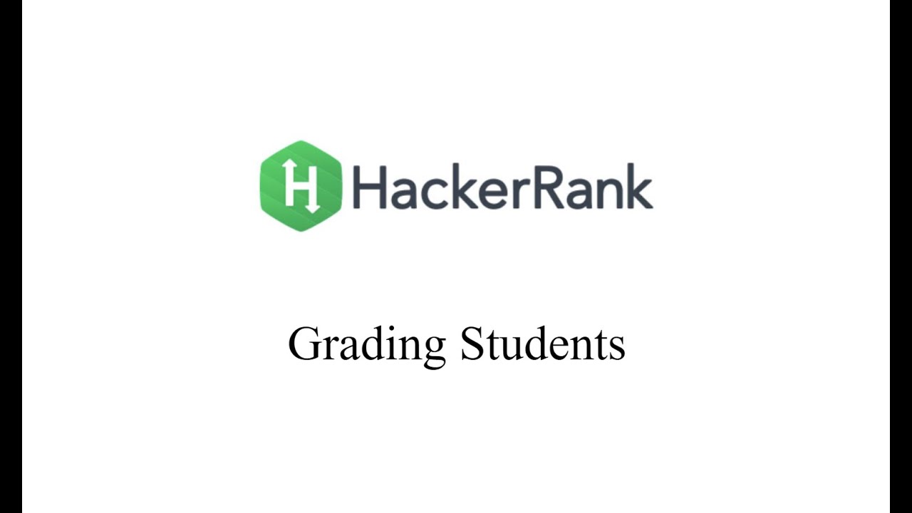 HackerRank - Grading Students