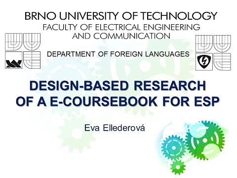 Design-Based Research of an E-CourseBook for ESP