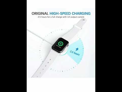 Watch Charger Magnetic Charging Cable for iWatch Compatible with #Apple Watch Series Se,6,5,4,3,2,1