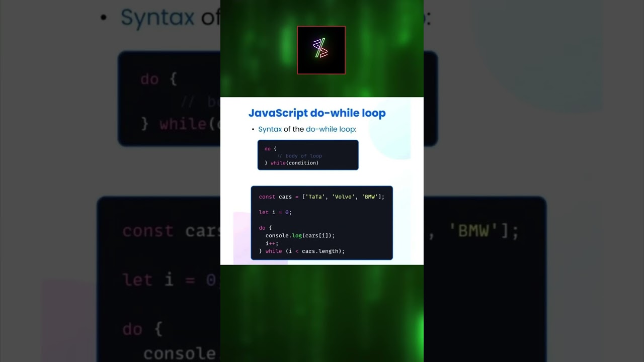 Loops in JavaScript | 7 Types of Loops Explained | जावास्क्रिप्ट Loops #javascript