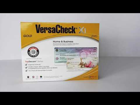 VersaCheck X1 GOLD! Create & Print Business & Personal Checks
