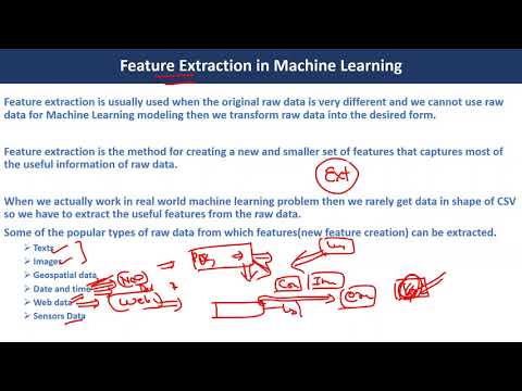 Feature Extraction in Machine Learning