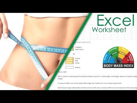 BMI and BMR Calculator Excel Sheet | Spreadsheet Download