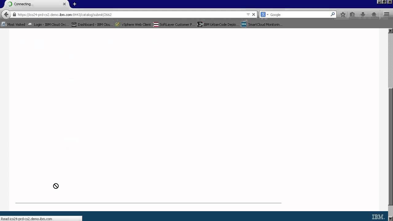 IBM Hybrid Cloud Demonstration 3/3 - IBM Cloud Orchestrator