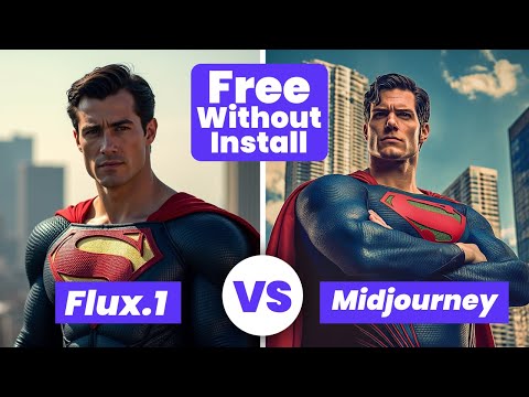 Flux.1 - 4 Ways to Use Flux.1 Free without ComfyUI & Local Installation | Flux.1 VS Midjourney