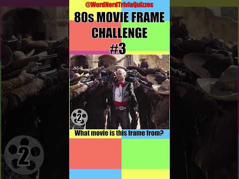 🎬80s Movie Frame Challenge #3 📽️ How many 80s movies can you ID?🍿