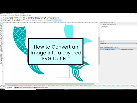 How to Convert an Image to an SVG Cut File for Cricut Design Space Using the Free Inkscape Program