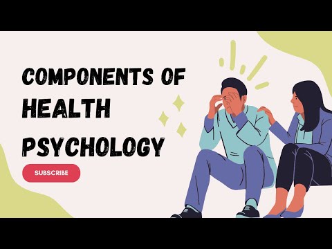 Components of Health Psychology | Psychology | Mental Health| Human Psychology