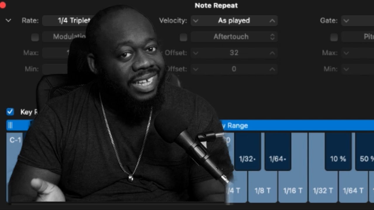 Logic Pro X: Note Repeat Made Easy - No Special Hardware Required