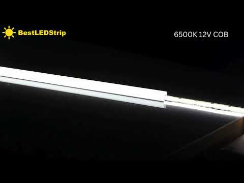 6500K COB LED Strip Light - 12V Under Cabinet Lighting | BestLEDStrip