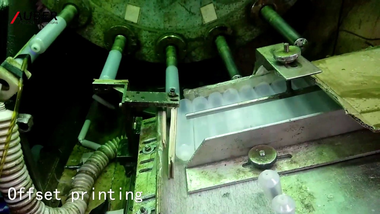 Look inside the offset printer