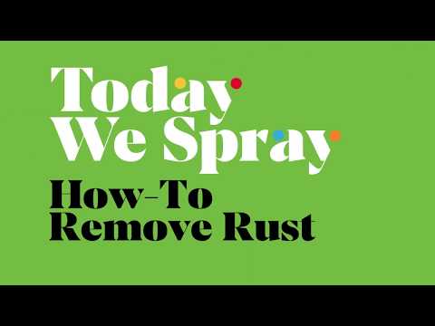Krylon® Spray Paint | How To Remove Rust