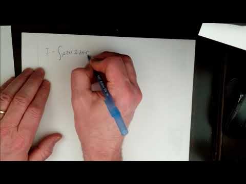 Rotational Motion 0086 Derivation of Moment of Inertia of Hollow Sphere 20200406 164524