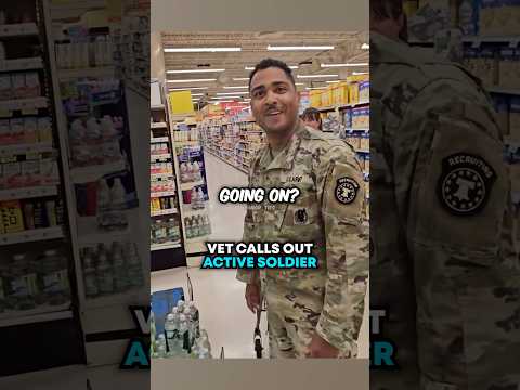 Vet CALLS OUT Active Soldier 😳👀