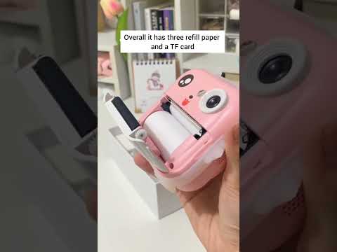 Children's digital print camera✨️♻️Link in bio♻️Free shipping#camera #miniprinter #mini_printer
