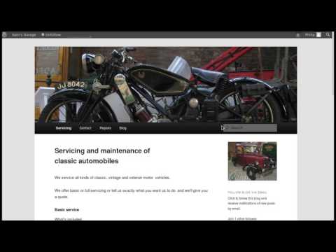 Wordpress website design tutorial