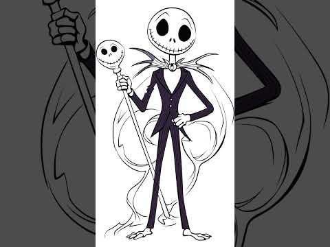 Jack Skellington Coloring Page