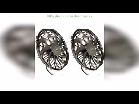 #2 Pack!! Save $$ - 30101522 12" Fan Puller Curved Blades 12 Volt High-Performance 1226 cfm VA10-AP