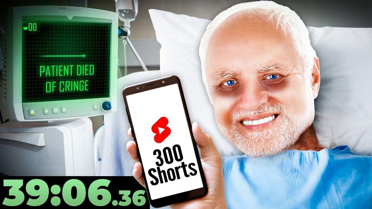 Speedrunning 300 YT Shorts (Any% Brainrot WORLD RECORD) (real)