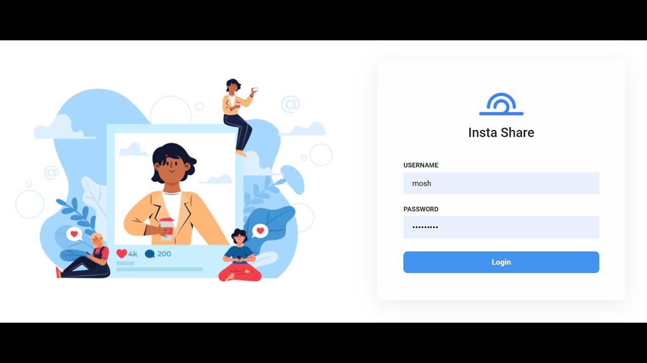 Reactjs Mini Project (Insta Share)