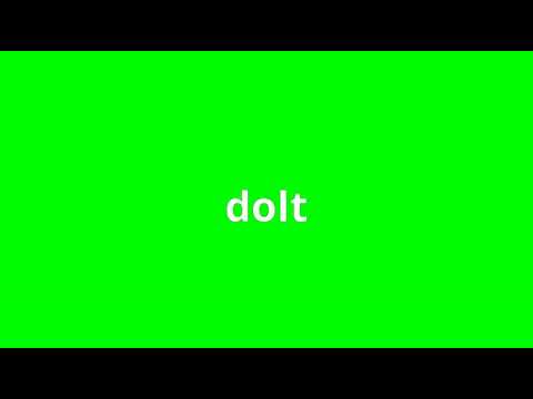 what is the meaning of dolt