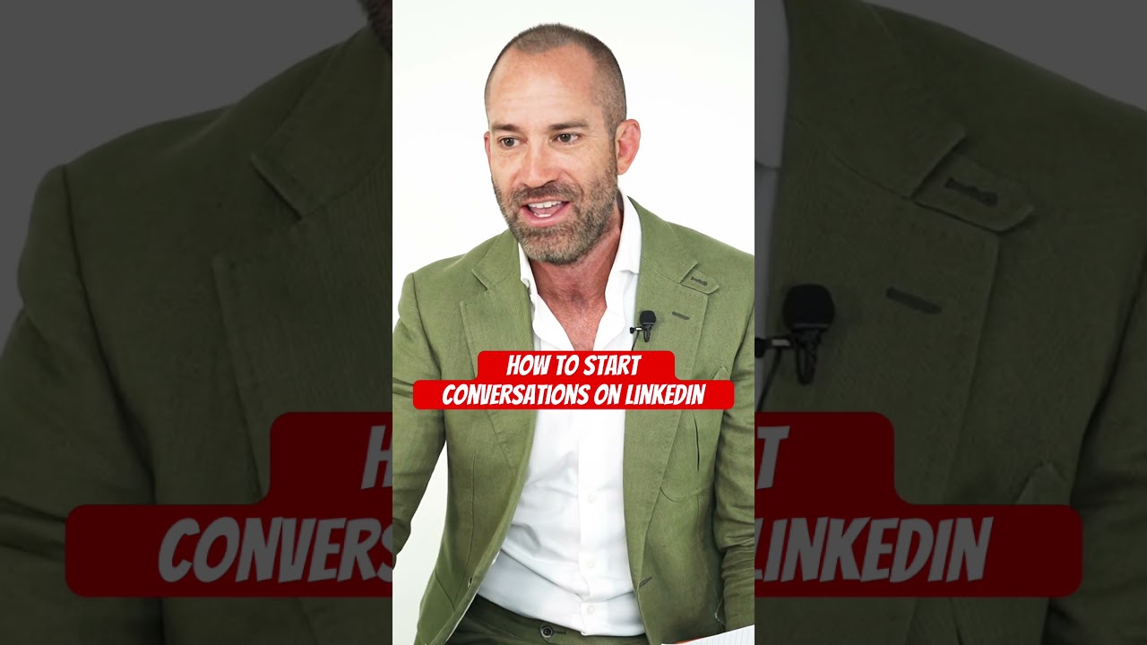 How to start a conversation using LinkedIn…