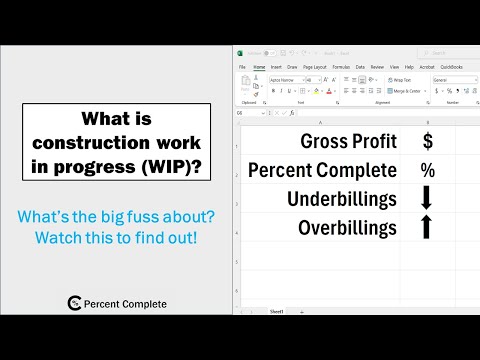 What's the point of construction WIP?