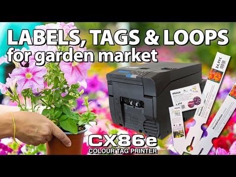 Print your own Labels, Stakes, Tags & Loops for the Garden Market 🌿🌻with DTM CX86e using PermaTec