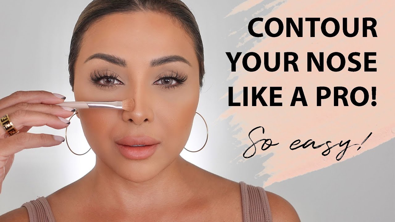 EASY NOSE CONTOURING FOR BEGINNERS 2021 | NINA UBHI
