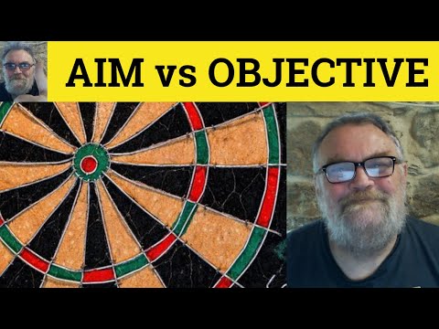 ???? Objectives vs Aims - Aim or Objective - Difference Between Objectives and Aims