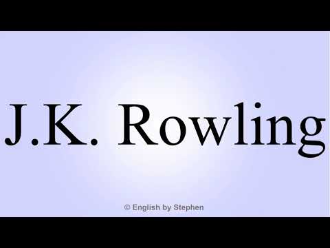 How to pronounce "J.K. Rowling"