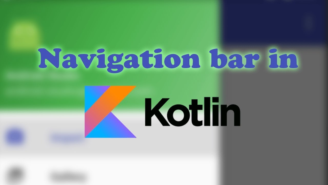 Android Navigation Drawer in Kotlin - Coding With Boris