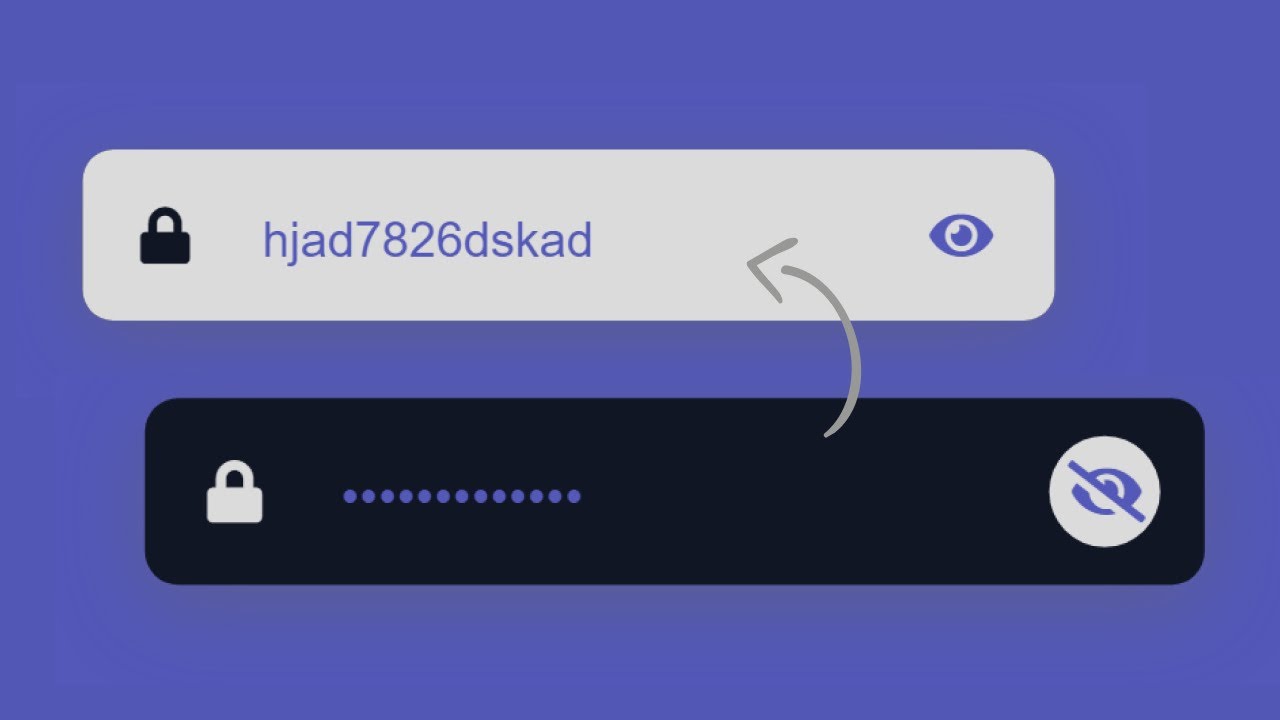 Creative Password Show/Hide Concept w Javascript | Quick Tutorial