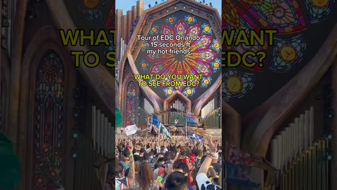 Tour of EDC Orlando 2024 Day One! #edc #rave #techno