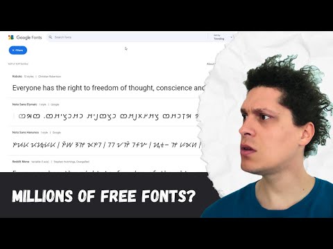 Download Unlimited Free Fonts with No Restrictions