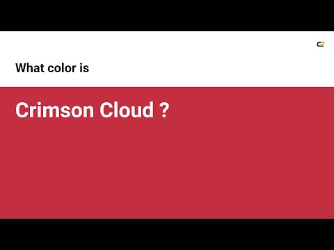Crimson Cloud color #c32f40 hex color - Red color - Cool color c32f40