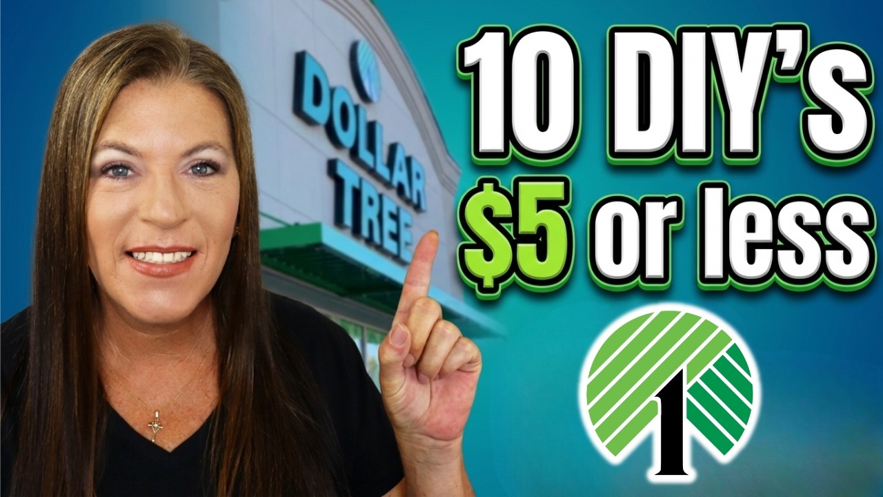 🤩10 Dollar Tree DIYs That Look EXPENSIVE — All Under $5 Each!