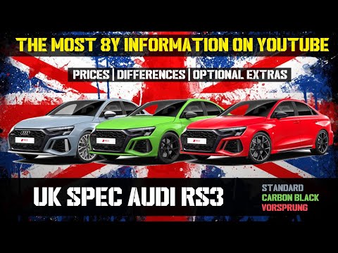 CONFIGURING THE 2022 AUDI RS3 | UK SPEC | CARBON BLACK | VORSPRUNG