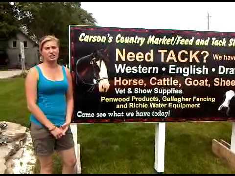 REAL Ontario Farm Reporter - Carson's Country Market, Tack Shop and Auction