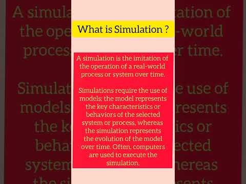 What is Simulation ? // Definition of Simulation//