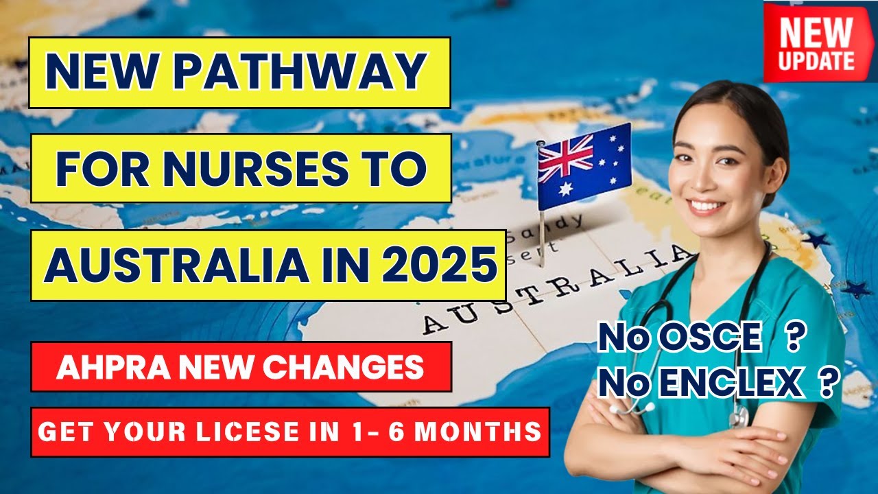 NEW PATHWAY FOR NURSES TO AUSTRALIA | BECOME A NURSE IN AUSTRALIA IN 2025 | AHPRA NEW UPDATES