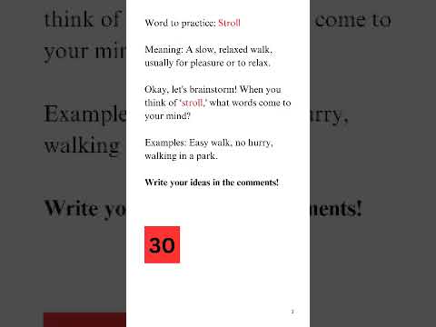 30 | Let's Brainstorm TOGETHER! #shorts
