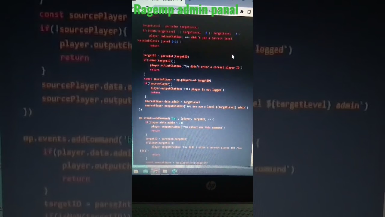 ragemp admin panal #coding #webdesign #hackerrank