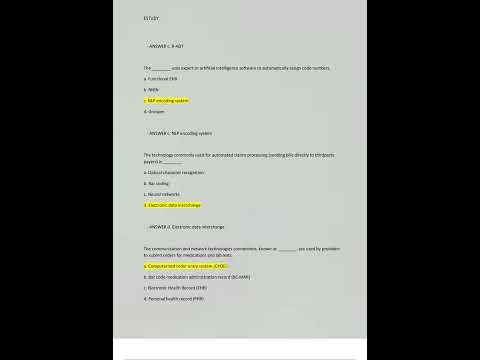 CCA EXAM PREP INFORMATION TECHNOLOGY TEST RATED 100% CORRECT