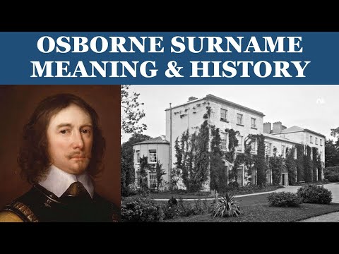 Osborne Surname History