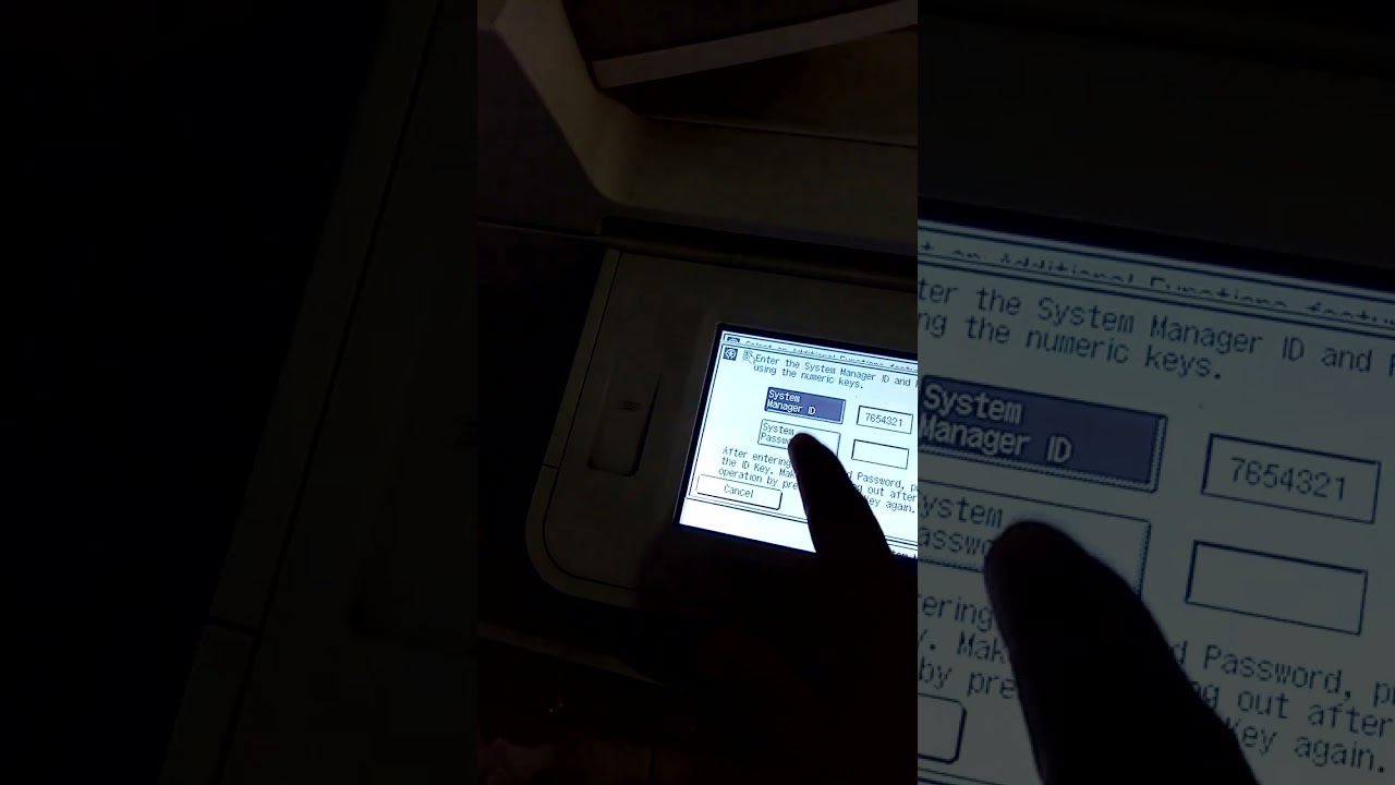 Canon IR 2520 Setting Create